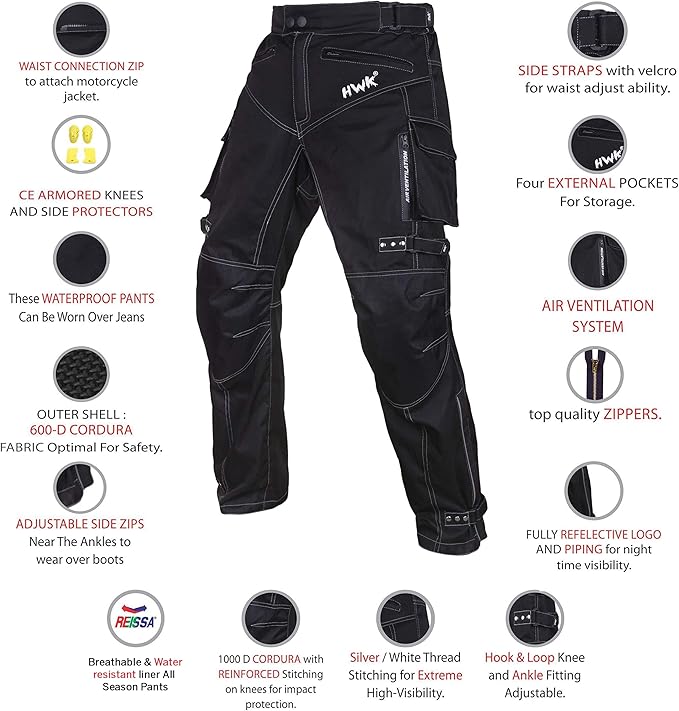 HWK Dual Sport Motorcycle Pants Review - USDualSports