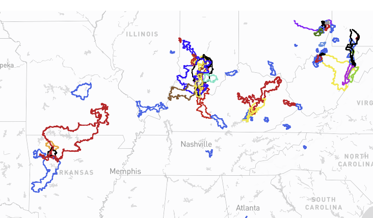 Adventure Motorcycle GPX Map - USDualSports