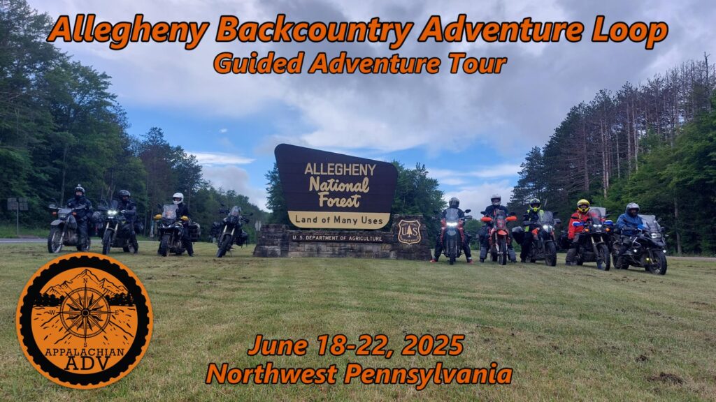 Allegheny Backcountry Adventure Loop Guided ADV Tour - USDualSports