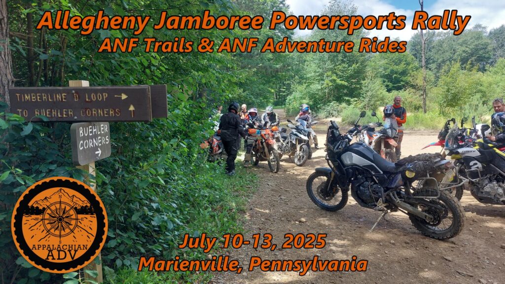 Allegheny Jamboree Powersports Rally - USDualSports